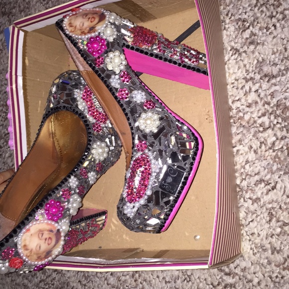 BAMBOO | Shoes | Marilyn Monroe Glass High Heels | Poshmark